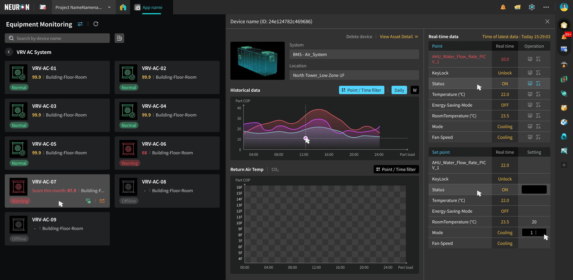 Building Insights and Fault Detection & Diagnosis (FDD) - Neuron Digital
